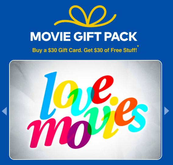 Cineplex: Buy $30 Gift Card, Get $30 of Free Stuff