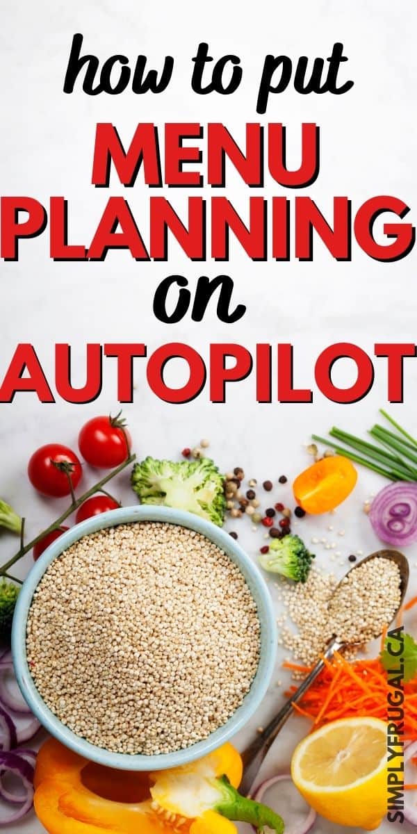 How to Put Menu Planning on Autopilot